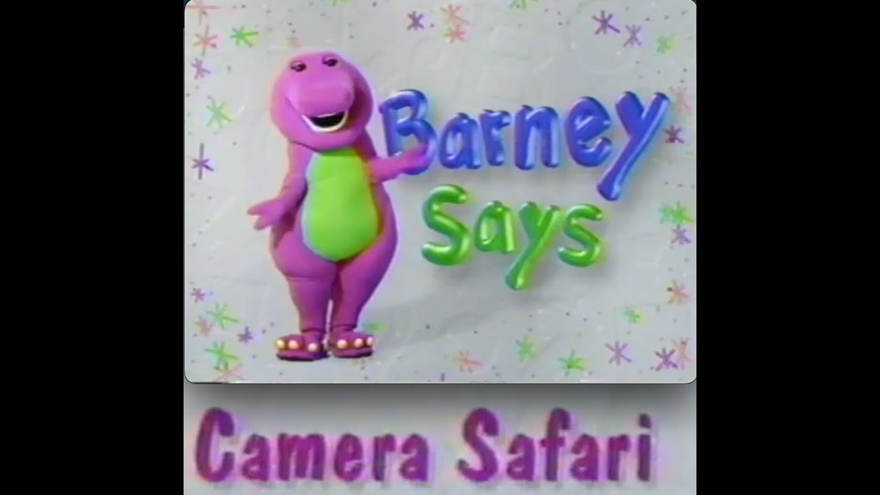 Barney Says Segment (Camera Safari) (Season 3, Episode 15) (PBS Version) - YouTube