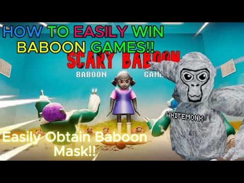 How To Easily Win Baboon Games!! - YouTube