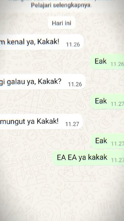 eak eak ya kakak - YouTube