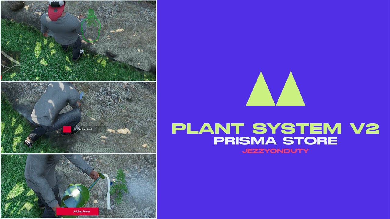 FiveM - [QBCore/ESX] Prisma Weed Plants V2 - YouTube