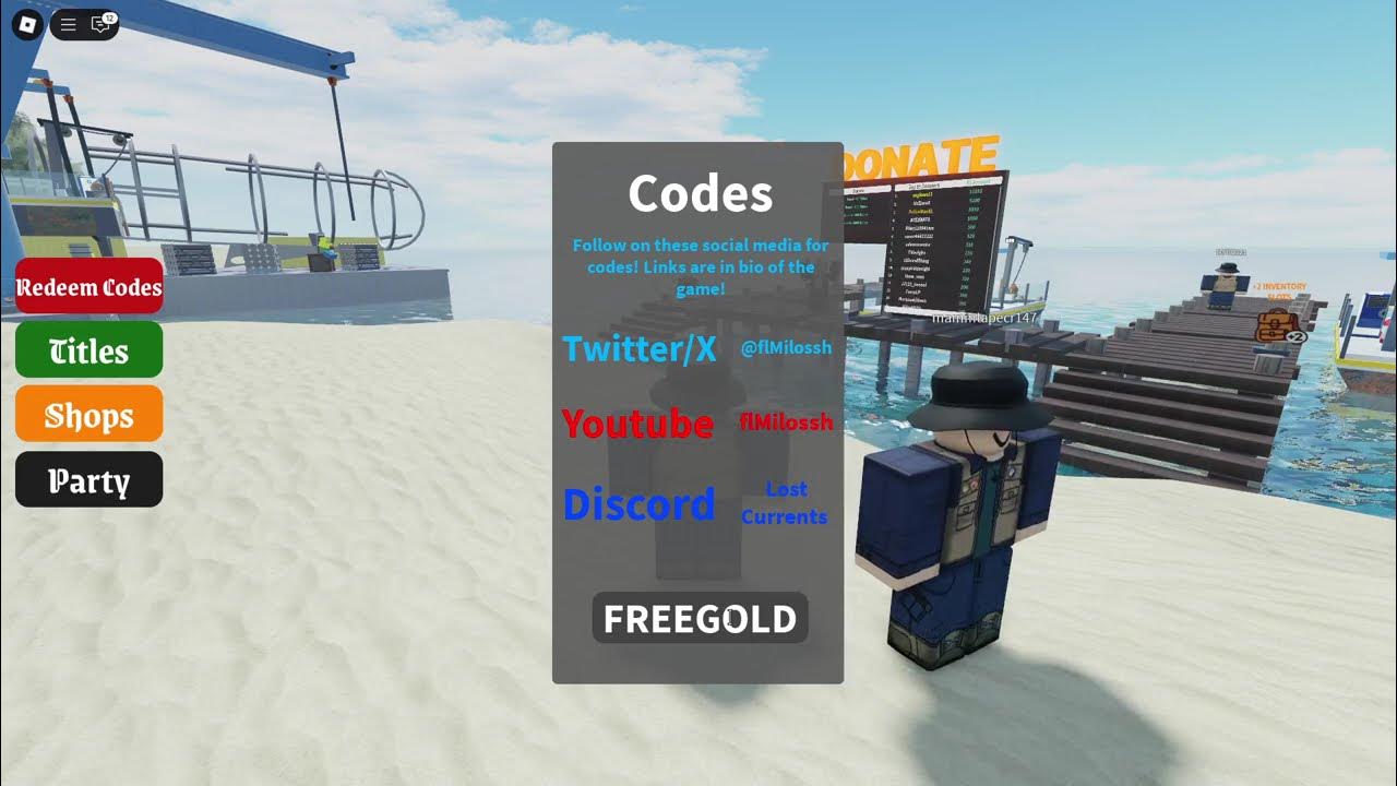 NEW ALL WORKING CODES LOST CURRENTS IN 2025! ROBLOX LOST CURRENTS CODES - YouTube