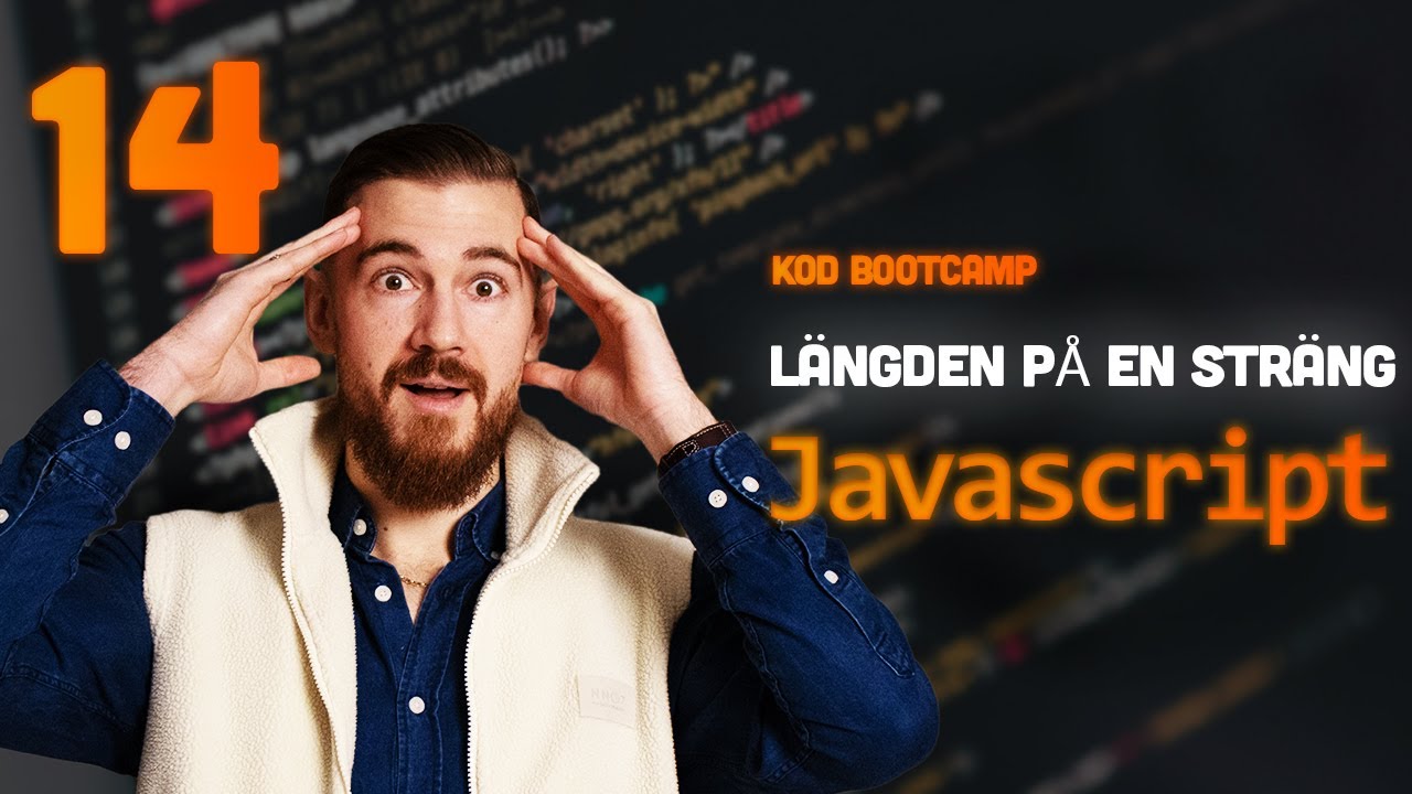 Hur lång är en sträng - Javascript array metoder - YouTube