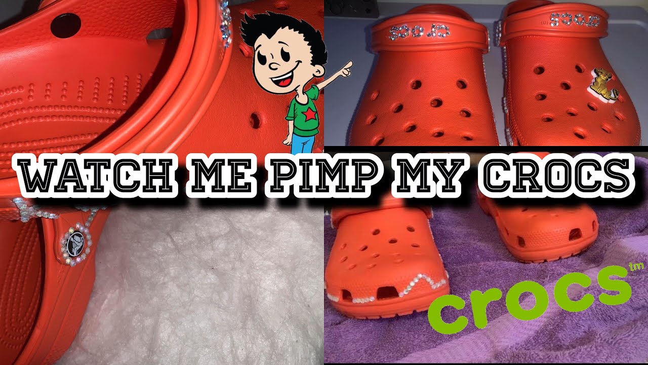 DIY PIMP MY CROCS - bedazzle edition 💎 - YouTube