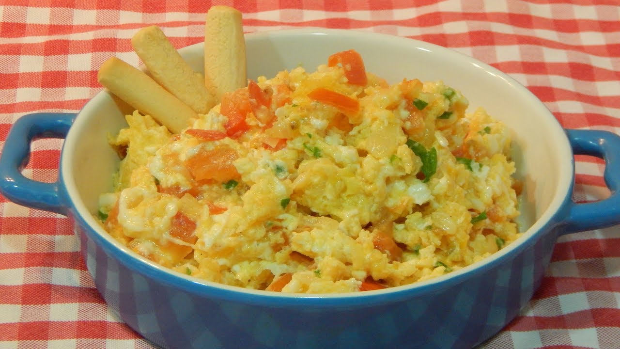 Receta fácil de huevos pericos - YouTube