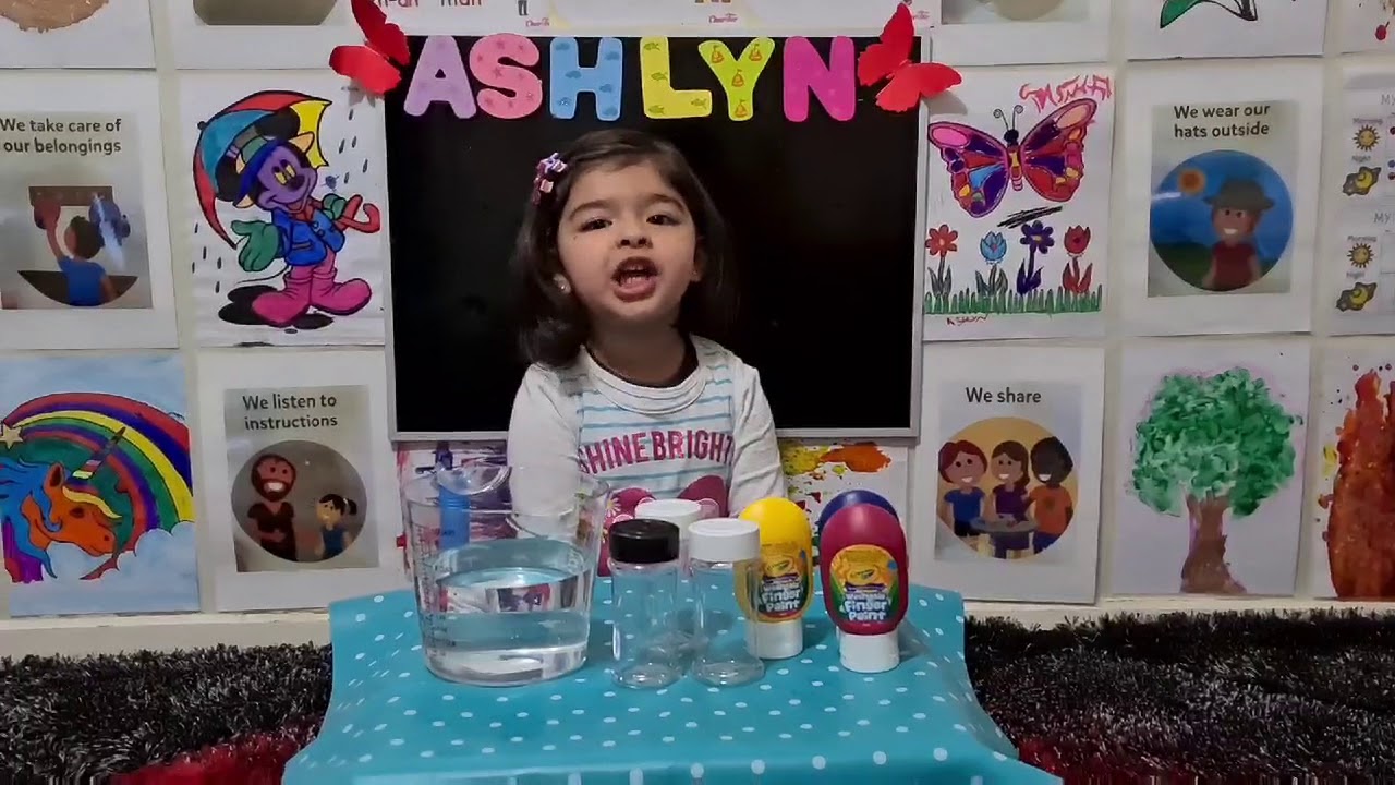Science Experiment / Colour magic / Colour Mixing / Water magic - YouTube