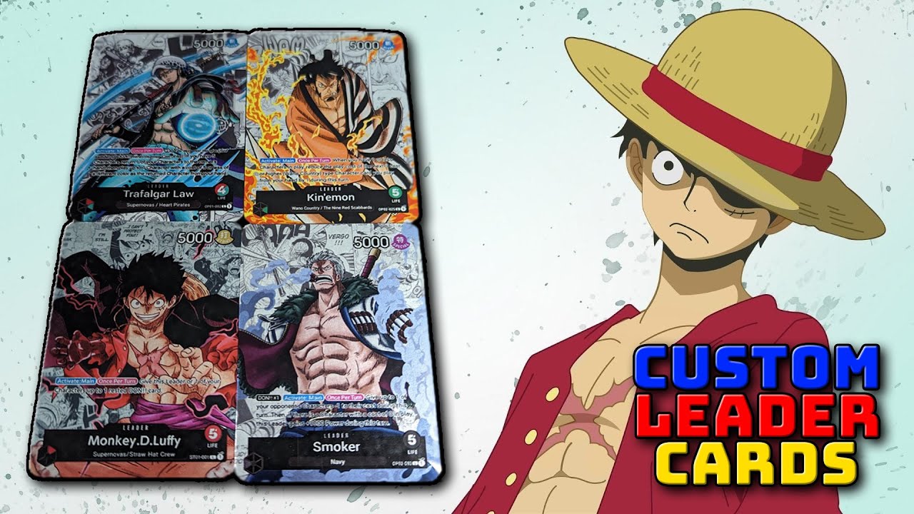 Custom One Piece Cards! || P.O. Box Gift! - YouTube