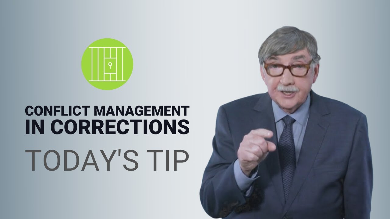 Conflict Management in Corrections - Today's Tip from Lexipol - YouTube