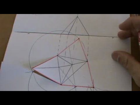 Desarrollo de tetraedro irregular - YouTube