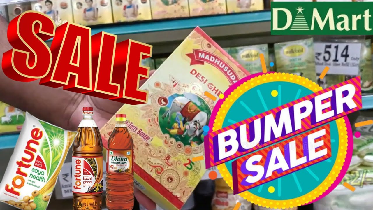 D Mart Latest Oil & Ghee Price List || D Mart Latest Grocery Sale || D ...