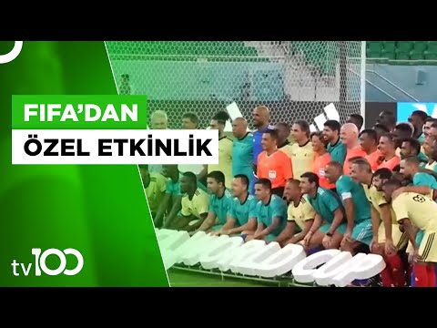 Katar'da Efsane Futbolcular İşçilerle Ter Döktü | Tv100 Haber