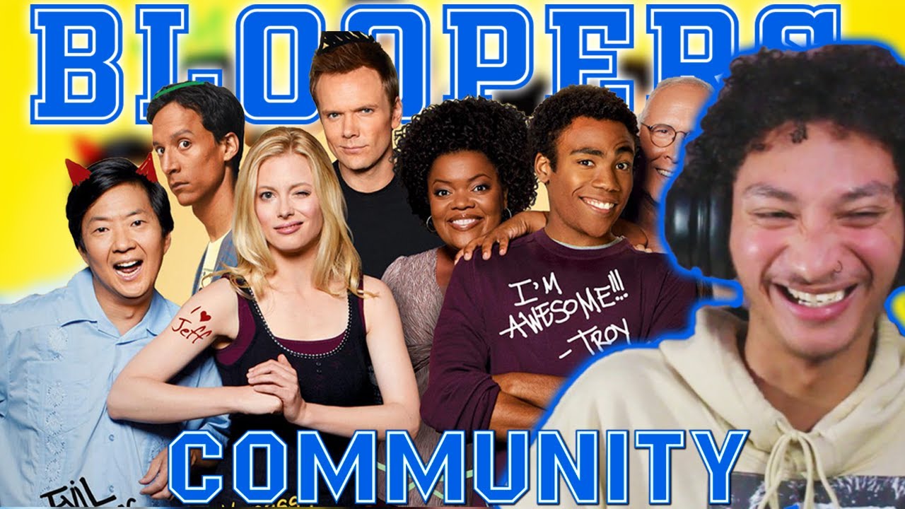 COMMUNITY SEASON 2 BLOOPERS REACTION! - YouTube