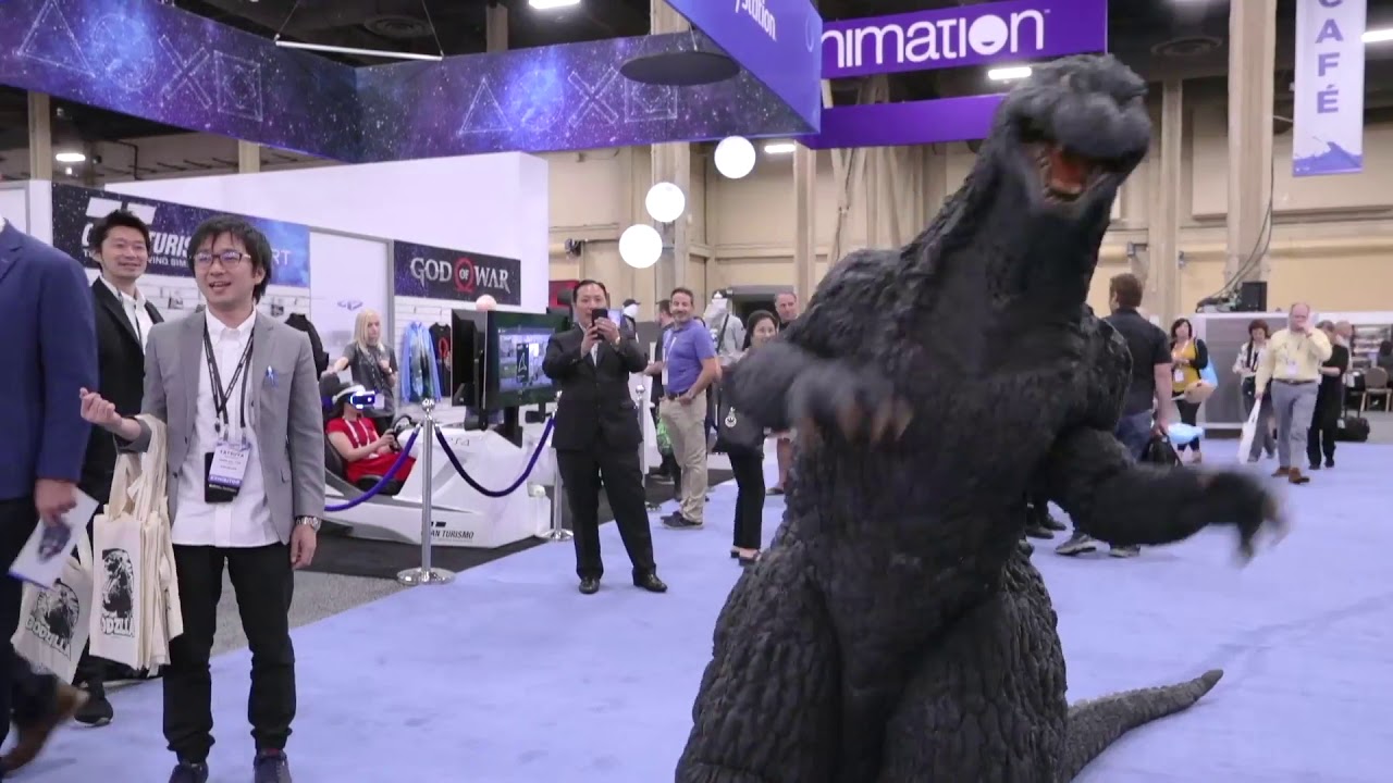 With Godzilla in 2018 Las Vegas Licensing Expo (show recap) - YouTube