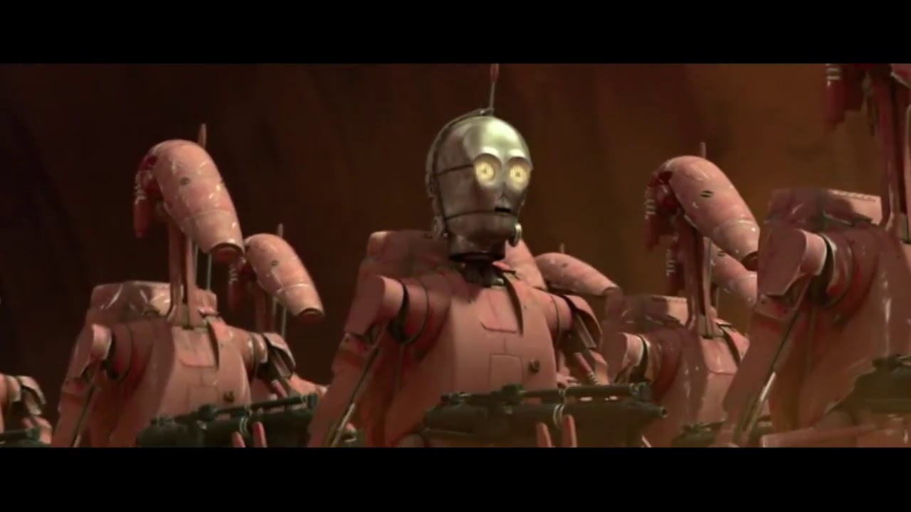 Jedi vs droids in the arena part 1 - YouTube