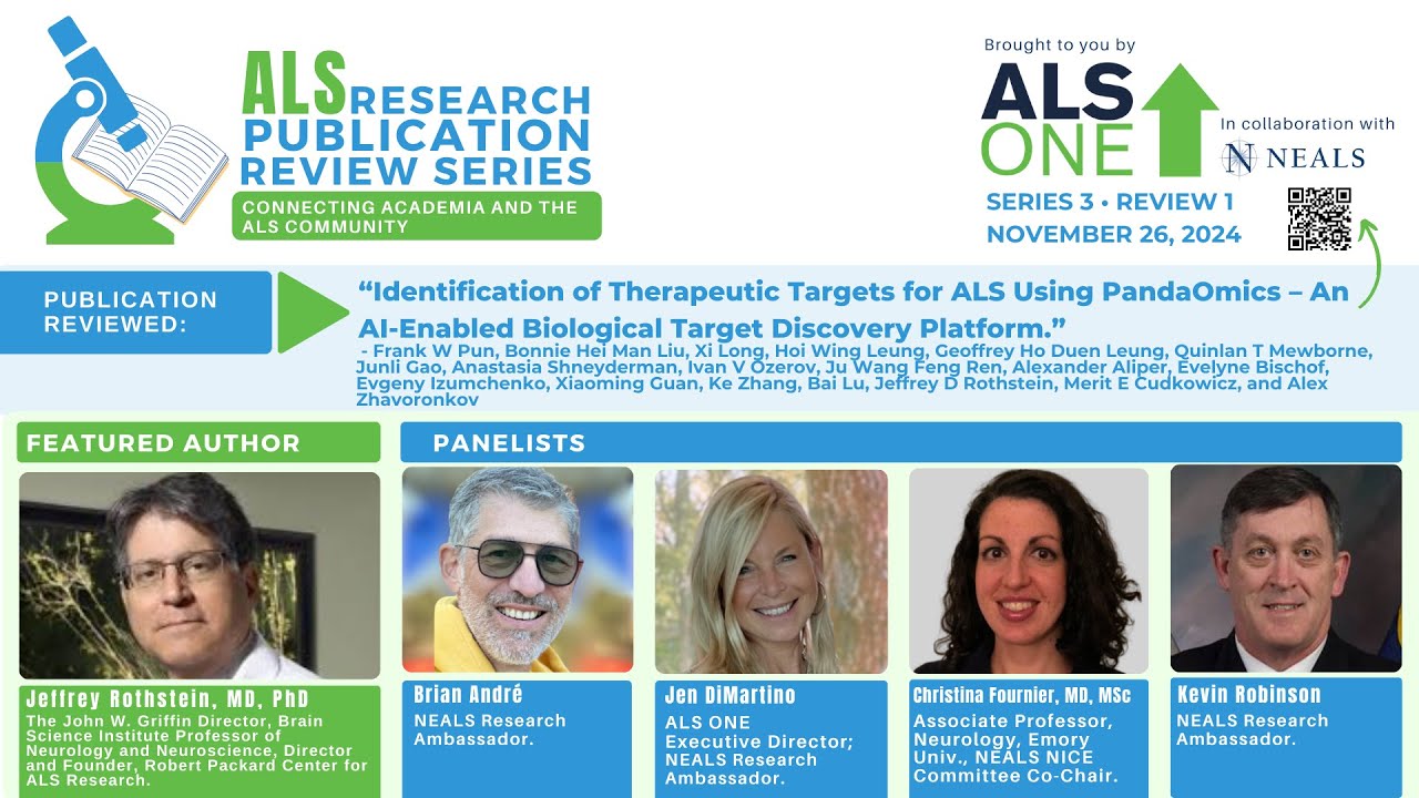 ALS ONE PUB REVIEW SERIES: Identification of Therapeutic Targets for ...