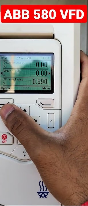 ABB 580 VFD parameter #shorts #hvac #airconditioner - YouTube