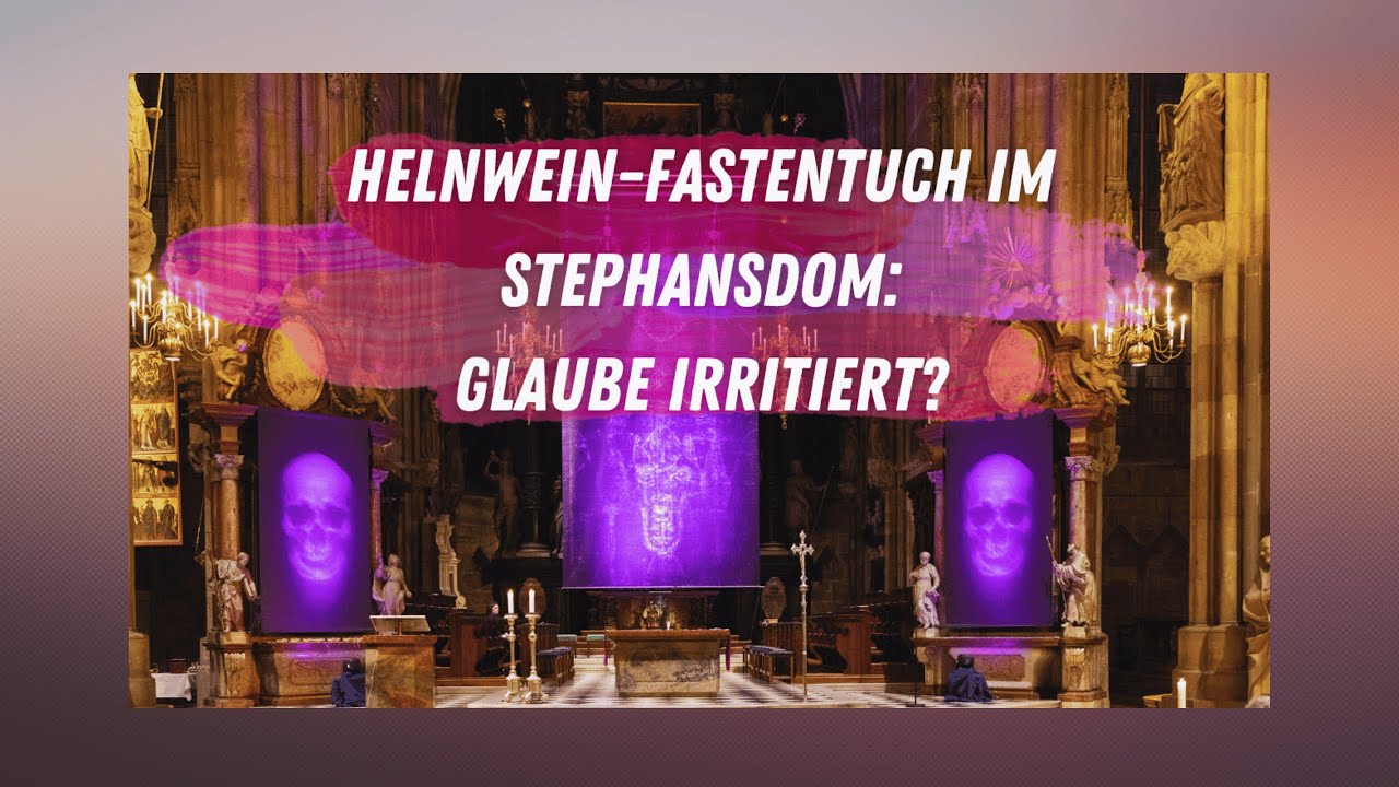 Helnwein-Fastentuch im Stephansdom: Glaube irritiert? - YouTube
