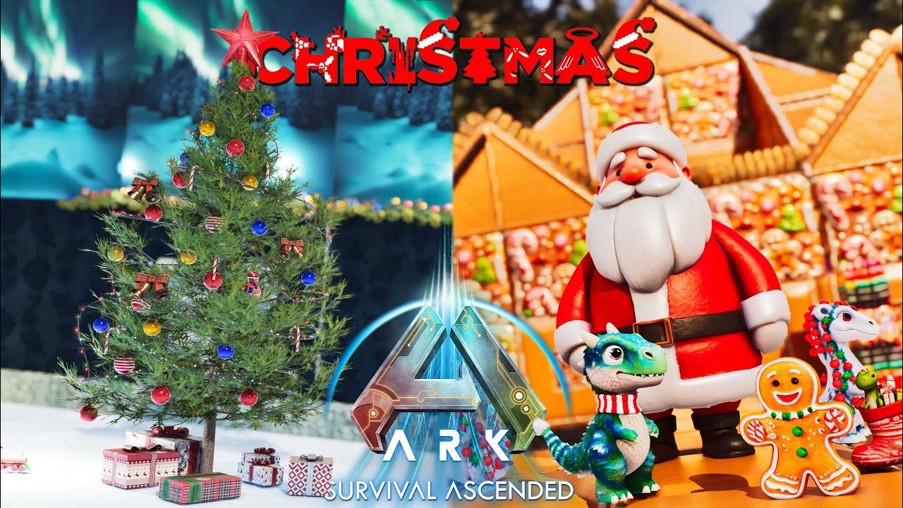 TOP 10 Christmas Mods (Mostly Official) in ARK: Survival Ascended - YouTube