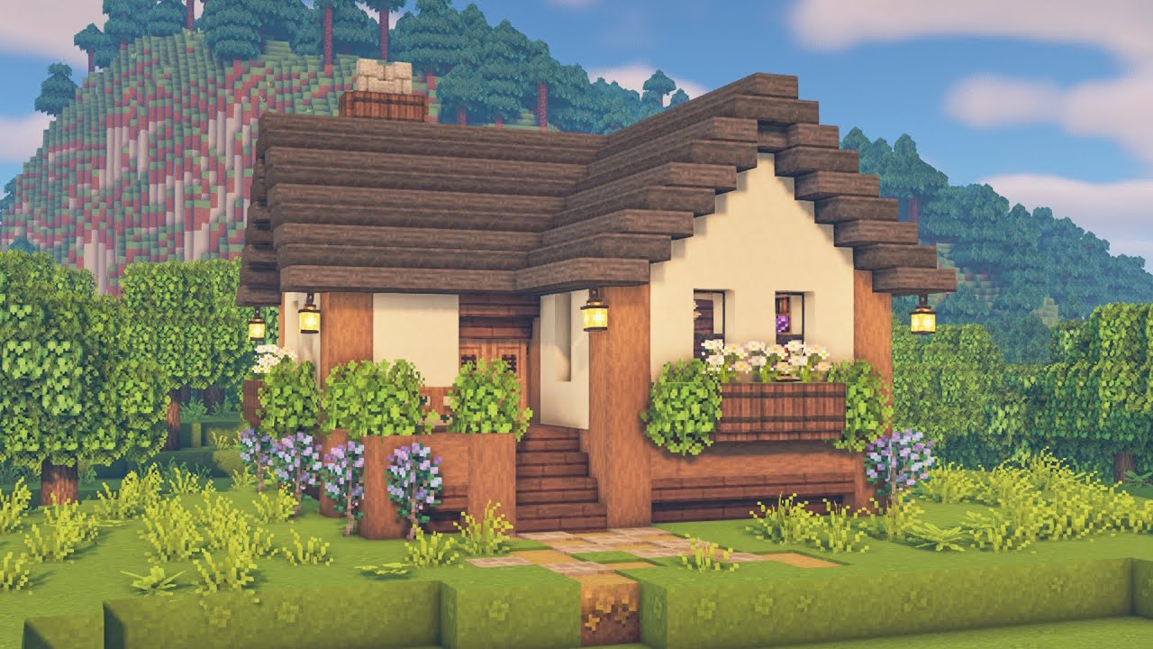 Minecraft | How to build a Aesthetic House - YouTube