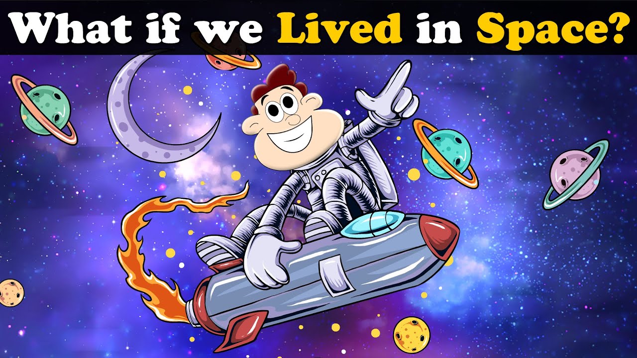What if we Lived in Space? + more videos | #aumsum #kids #children # ...