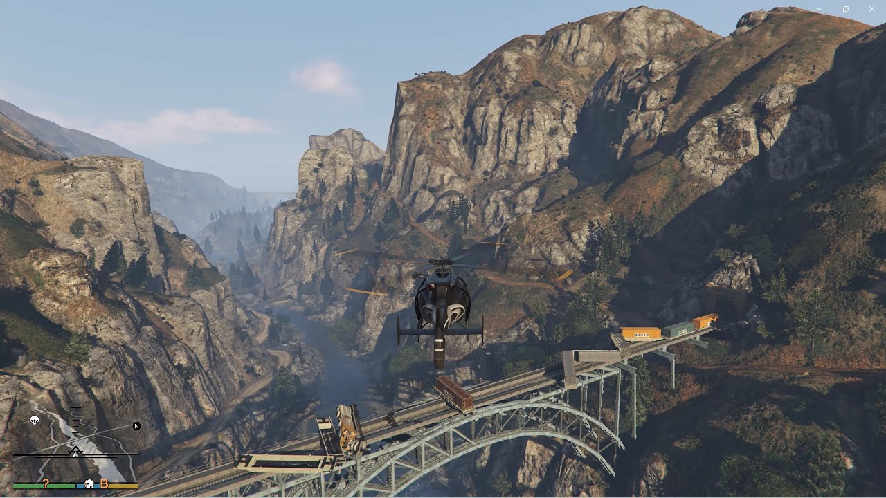 GTA 5 Graphic Glitch After Derailed Mission - YouTube