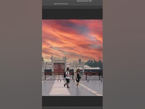 How to Use the Sky Replacement Tool #shorts #photoshop - YouTube