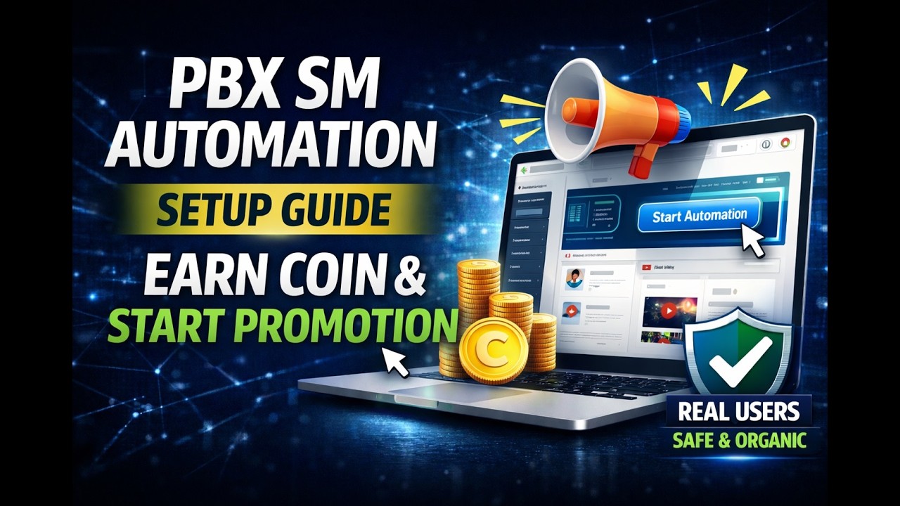 Automation setup Guide Hindi|| Setup Guide, Earn Coin & Start Promotion ...