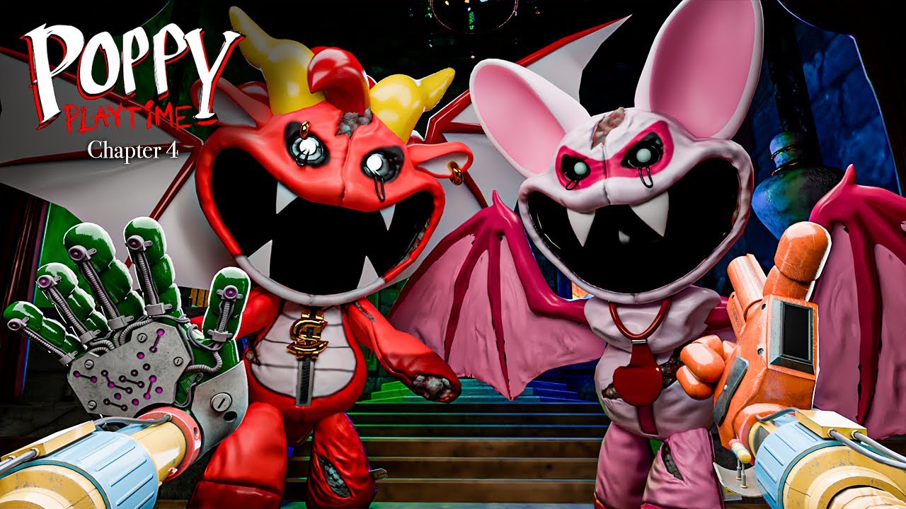 Poppy Playtime: Chapter 4 - Nightmare Critters + BOSS FIGHT (Gameplay ...