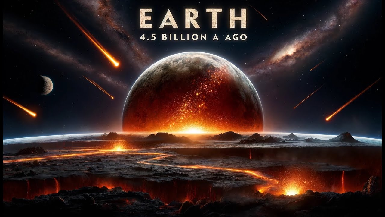 Earth 4500 million years ago - YouTube