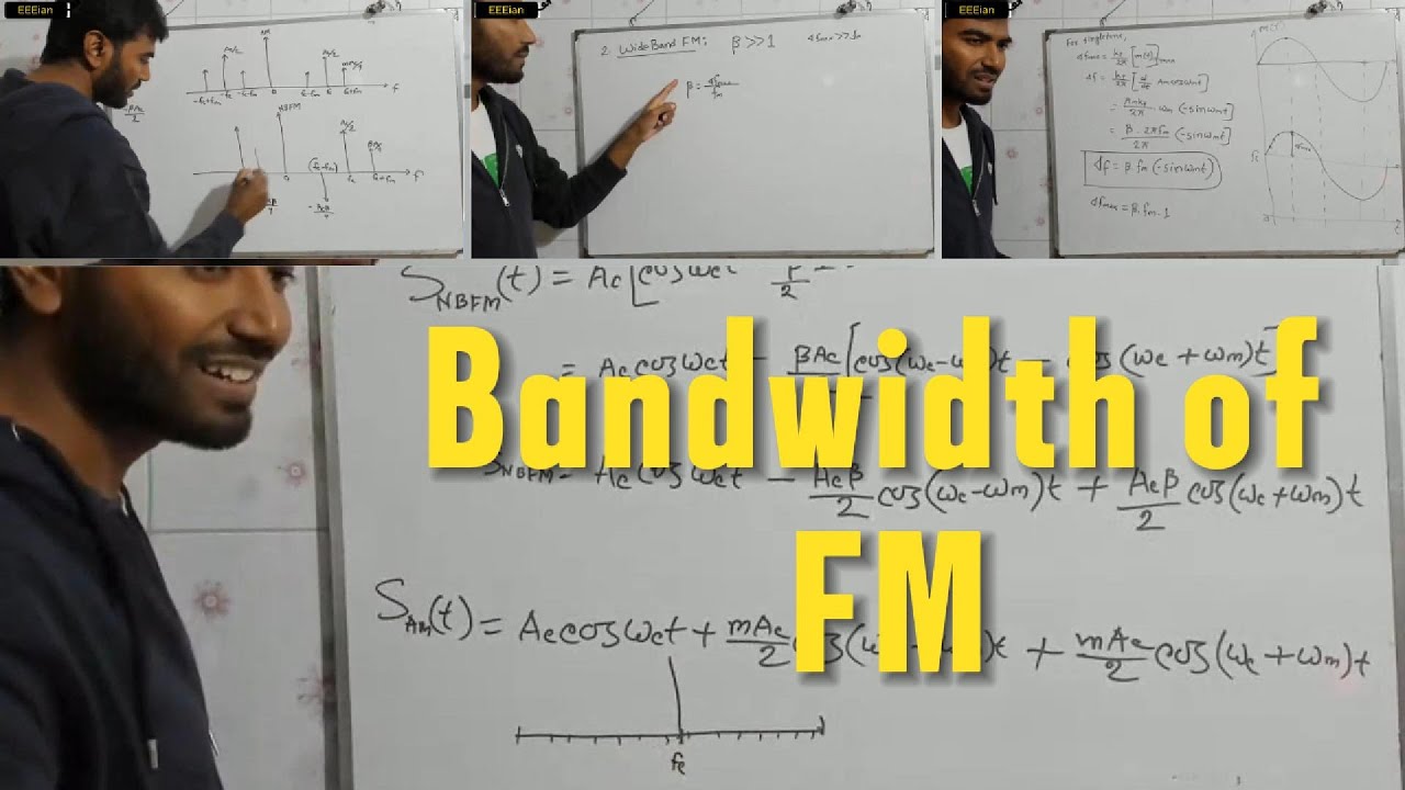 Frequency Modulation-02(Bandwidth of FM) - YouTube