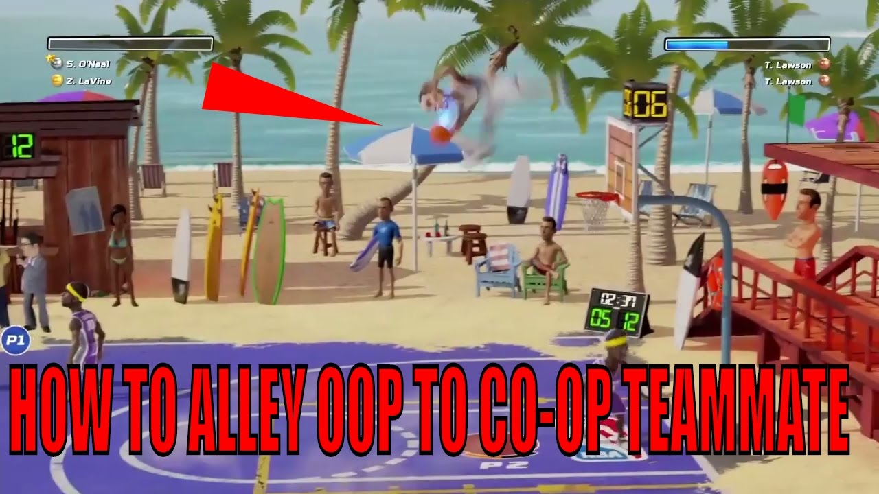 HOW TO ALLEY OOP TO CO-OP PLAYER IN NBA PLAYGROUNDS - YouTube