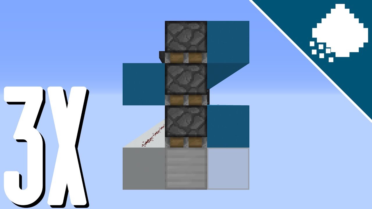 Vertical Triple Piston Extender 1.11+ [Down Expandable Flush] - YouTube