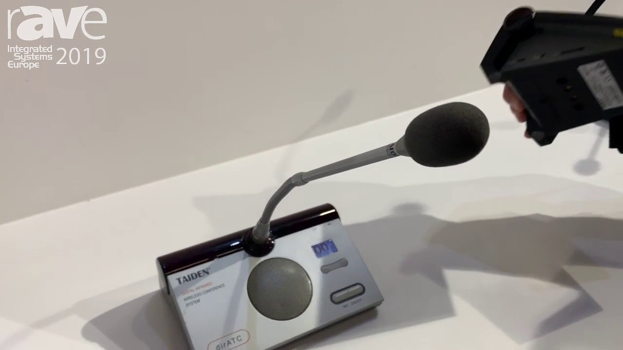 ISE 2019: Taiden Shows New Mics for Conferences - YouTube