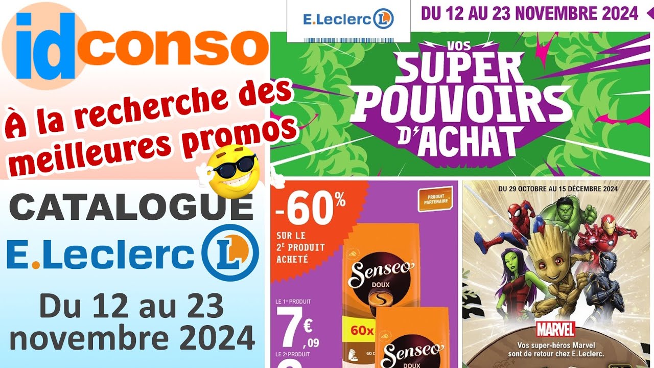 Catalogue Leclerc du 12 au 23 novembre 2024 : Les meilleures Promos ...