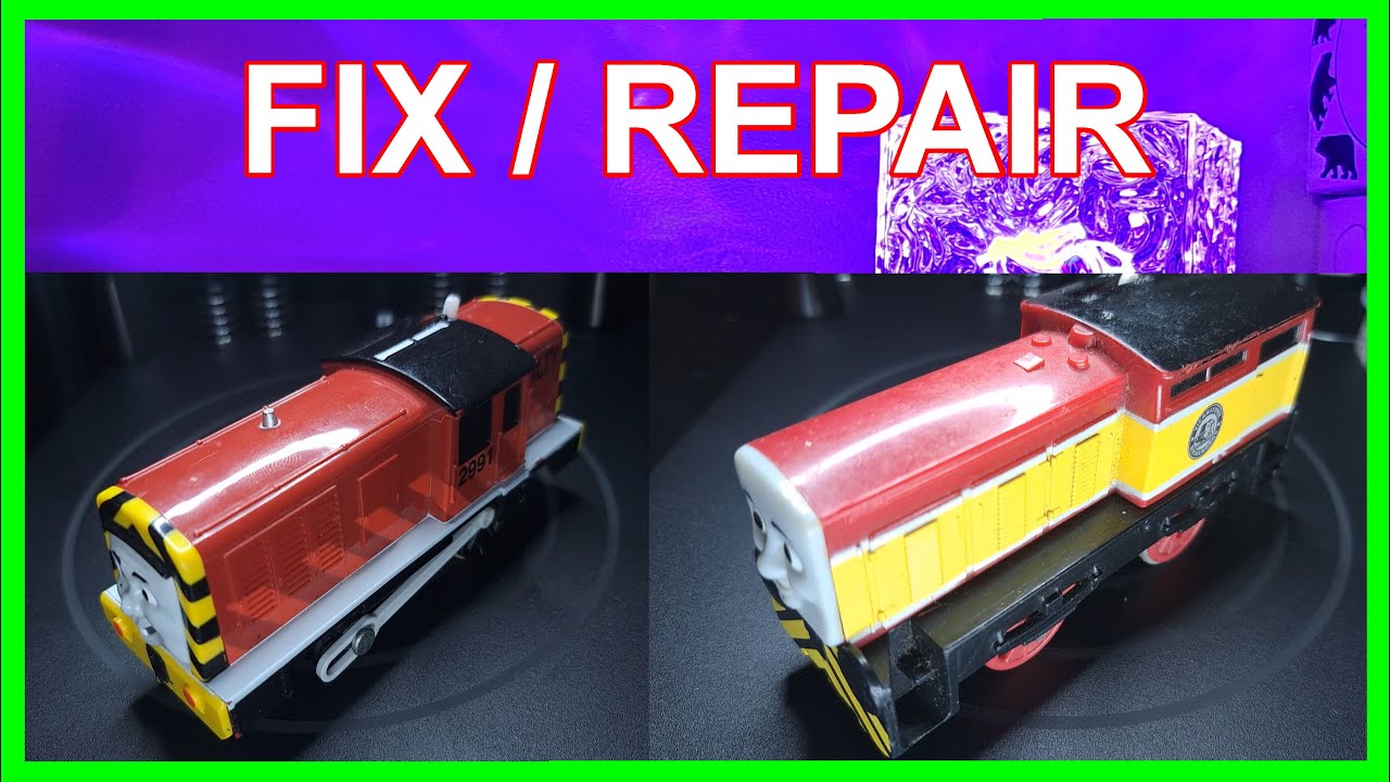 Fix Repair Dart and Salty Trackmaster Thomas Train - YouTube