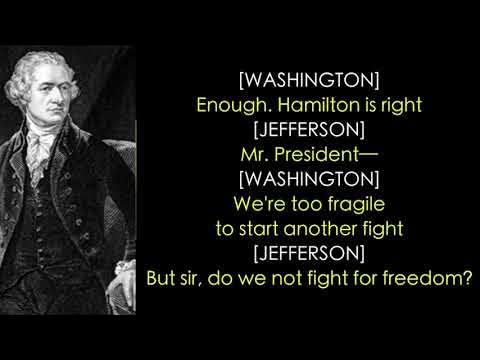 30. Hamilton Lyrics - Cabinet Battle 2 - YouTube