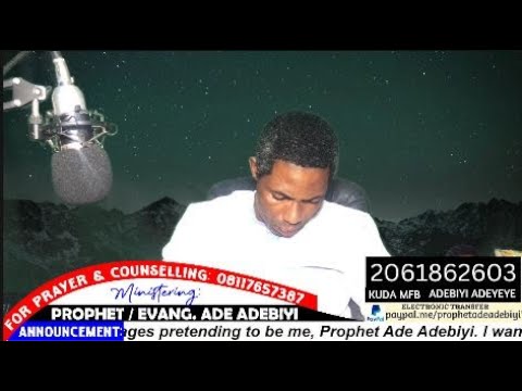 REVIVAL TO REVIVE ME with Prophet Ade Adebiyi DAY 89 | 90 DAYS 08-12 ...