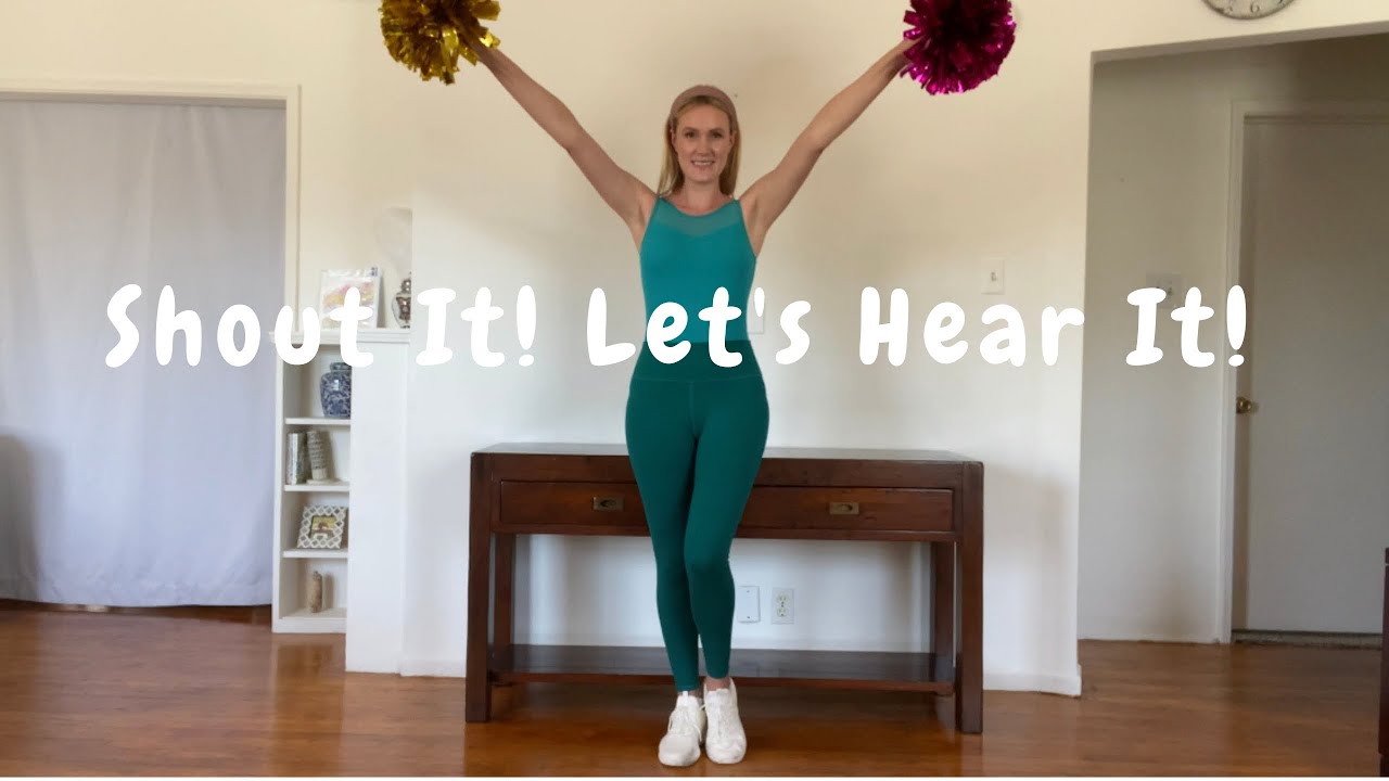 Shout it! Let's hear it! Cheer - Cheerleading for Kids - YouTube