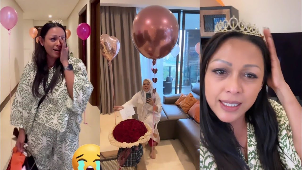 Azah Aziz Terkejut dan Terharu Dapat Suprise Anniversary... - YouTube