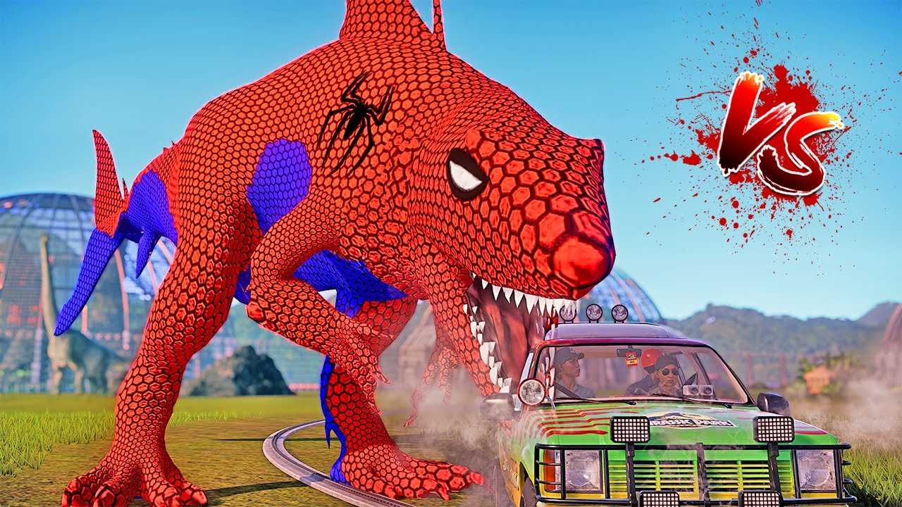 New Spider-Man Shark vs Alien I-Rex vs Black Spider-Man Godzilla ...