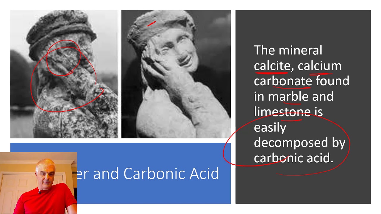 Chemical Weathering Before And After Chemical Weathering Stock Image