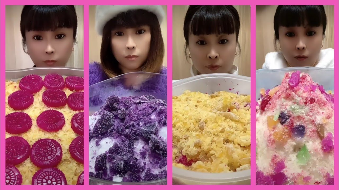 ASMR REFROZEN SHAVED ICE EATING WITH JEWELRY PIECES | ICE CHIPS - YouTube