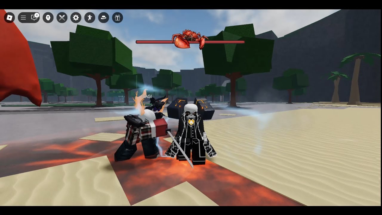 The Strongest Battlegrounds Deadly Ninja and Destructive Cyborg Vs Crab ...