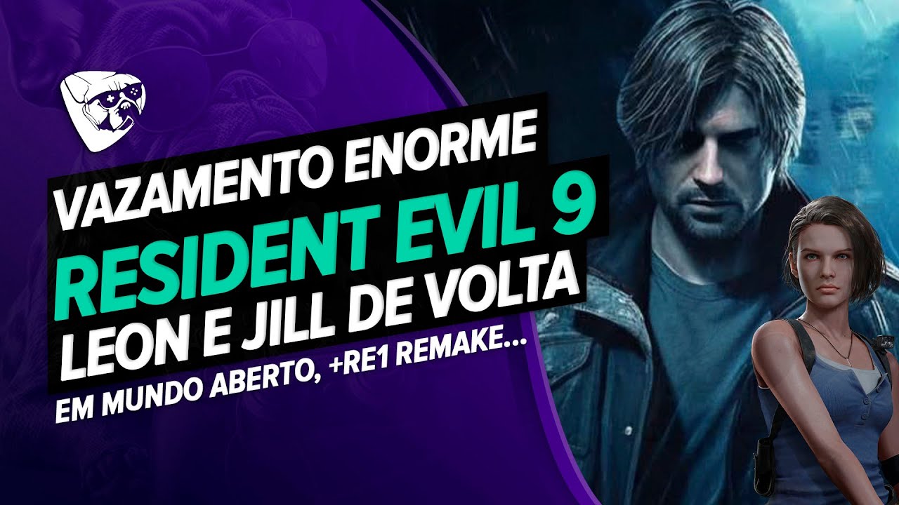 BOMBA! VAZAMENTO ENORME De Resident Evil 9 CONFIRMOU LEON e JILL EM MUNDO ABERTO! VAZOU RE1 ...