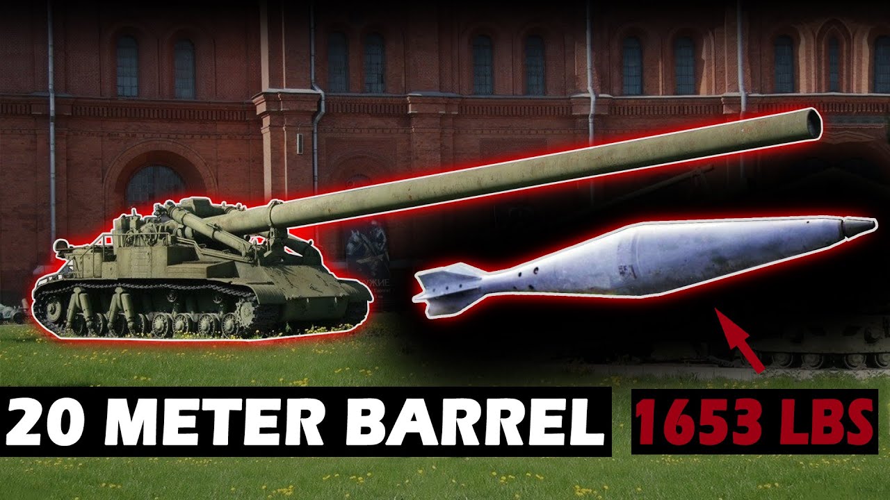 The Tank With A 20-Meter Barrel - The 2B1 Oka - YouTube