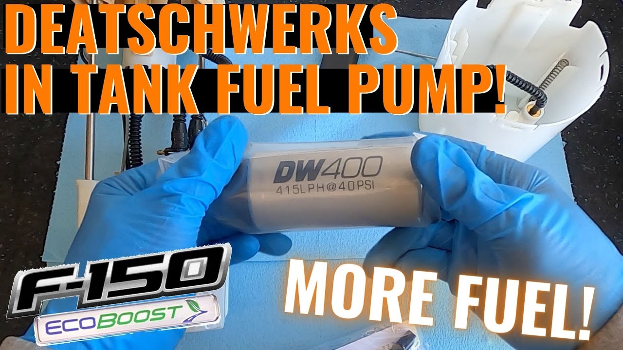 HOW TO INSTALL A DEATSCHWERKS DW400 FUEL PUMP IN A FORD F150 | My 2014 ...
