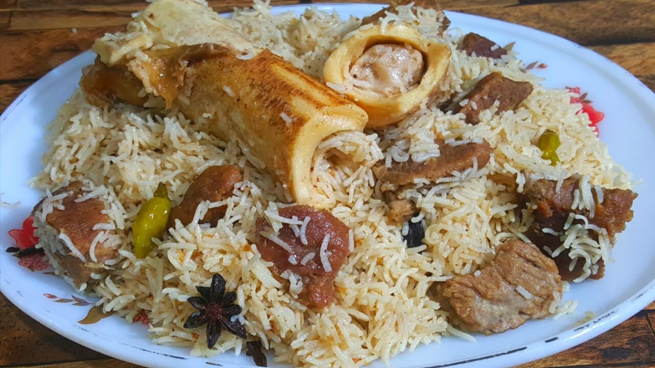 Nalli Pulao Special Restaurant Recipe || Beef Nalli Pulao || by Fakhira ...