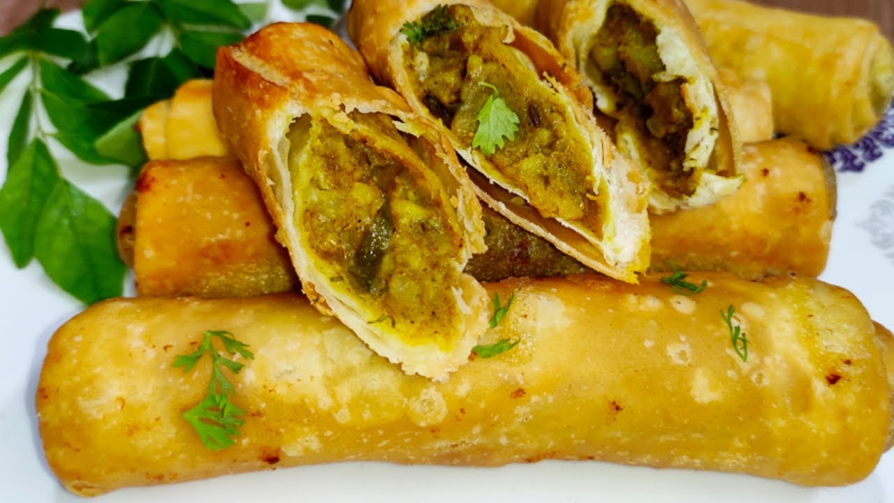पोटैटो रोल बनाने का आसान तरीका। Potato rolls recipe। potato roll recipe ...