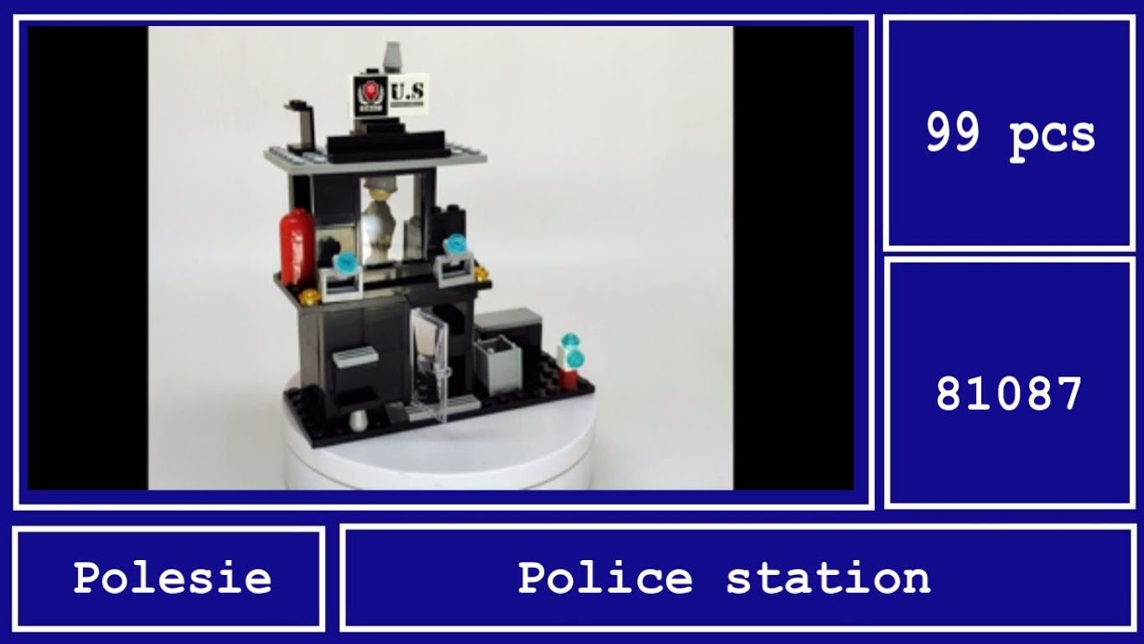 Police station Polesie 81087 series City - YouTube