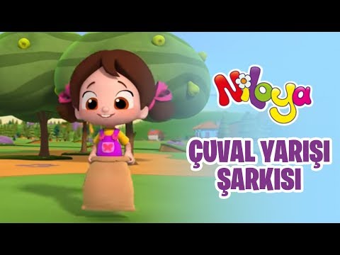 NİLOYA ÇUVAL YARIŞI | Hoplaya Zıplaya Sevinçle | Niloya Şarkılar 🎵