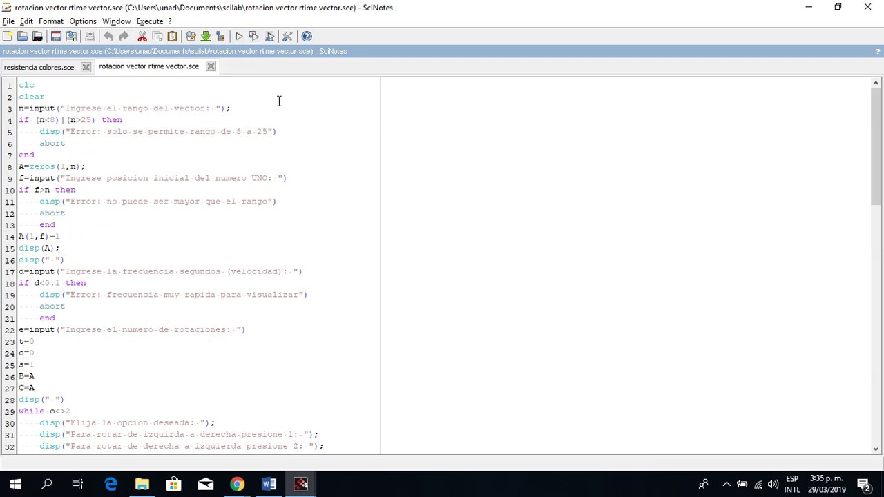 PRACTICA 2: CODIGO DE COLORES RESISTENCIAS Y ROTACION DE VECTOR EN ...